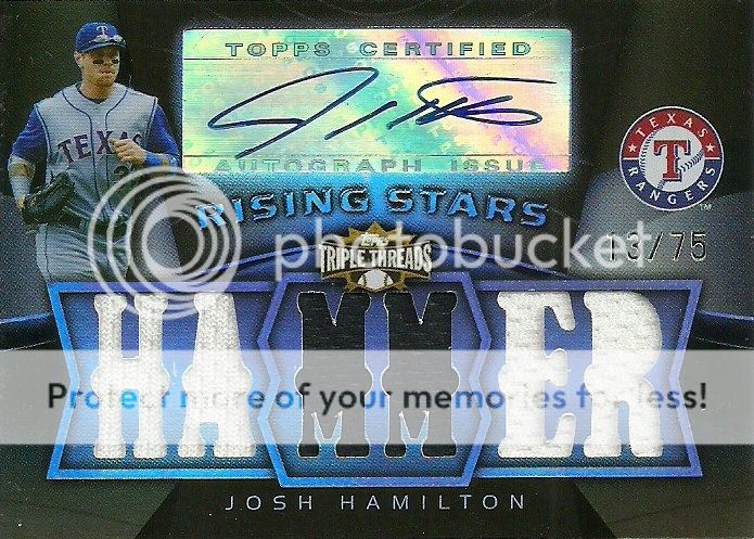FS, Hamilton, Kinsler, Bonds autographs - Blowout Cards Forums
