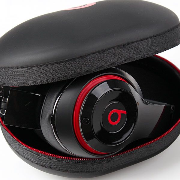 Beats by Dr. Dre Studio 2.0 WIRED microphone Headphones Black & Red